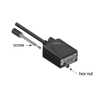 USB 2.0 (C-connector) to 1S Serial RS232 Port with 15KV Surge ...